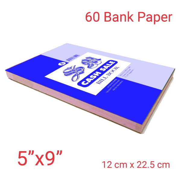 “SM” Cash Sale Invoice Bill Book 100 Bills (60 Bank Paper) (12cm x 22 ...